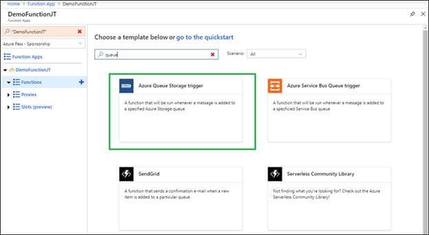 Working With Queue Storage Trigger Azure Functions